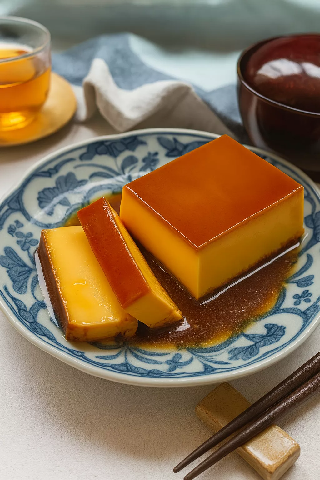 Japanese Custard Pudding (Purin プリン) 5 Step Delicious Recipe