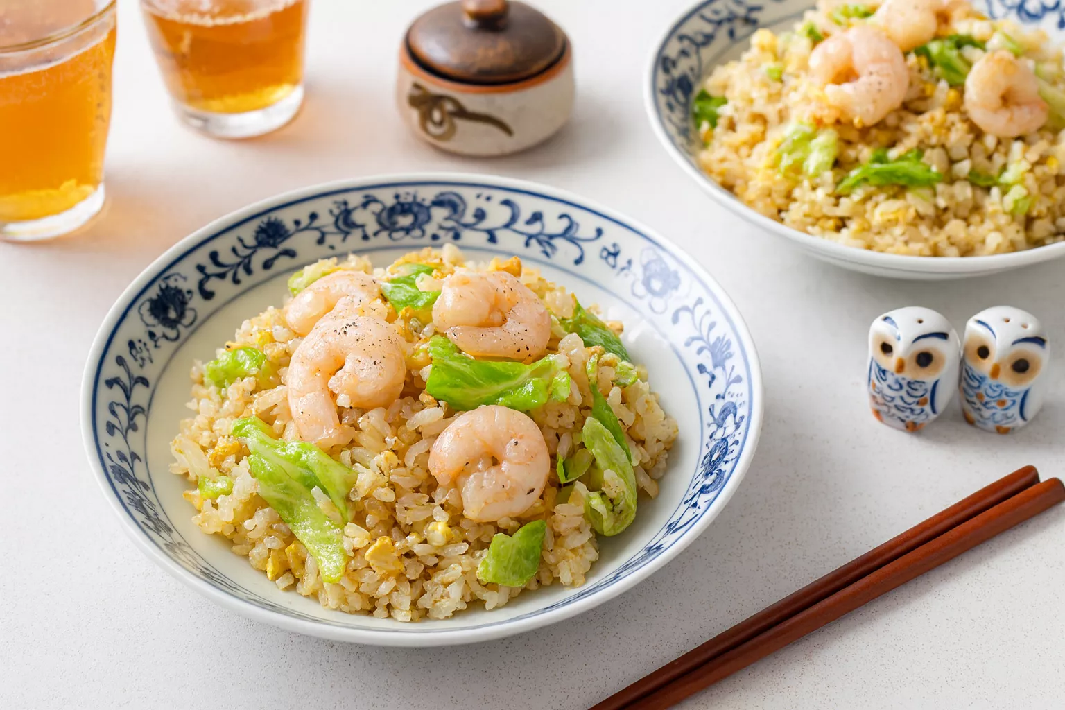 Ebi Retasu Chāhan: 4 Easy Steps to Make Japanese Shrimp Fried Rice